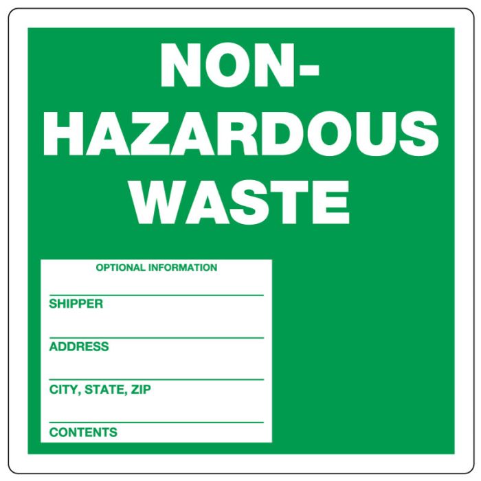 Hazardous Waste Label