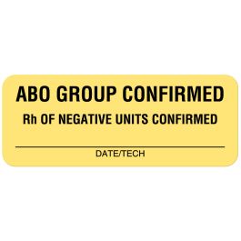 ABO, Antigen Testing Label, 2-1/4" x 7/8" | United Ad Label
