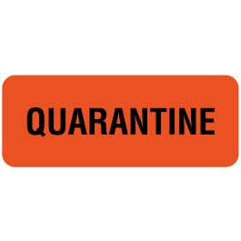 Quarantine Labels, 2-1/4" x 7/8" | United Ad Label