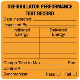 Equipment Repair and Maintenance Label, 2-1/2" x 2-1/2" | United Ad Label