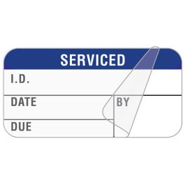 Serviced Label, 1-1/2" x 3/4" | United Ad Label
