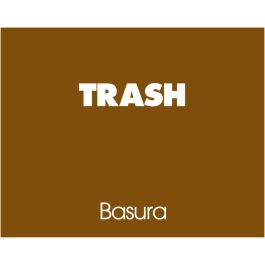 Trash, Housekeeping Label, 10" x 8" | United Ad Label