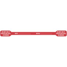Do Not Use If Protection Seal , Tamper-Evident Label, 6" x 1/2 ...