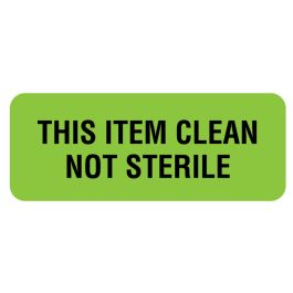 Not Sterile' Sterilization Labels, 2-1/4" x 7/8" | United Ad Label