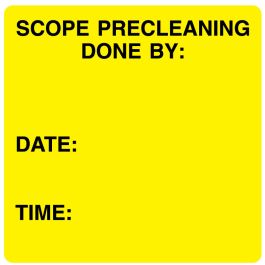 Scope Precleaning, 4" x 4" | United Ad Label