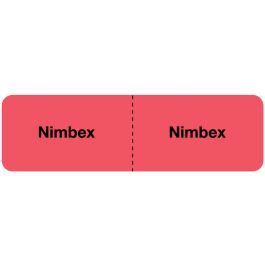 Nimbex, IV Line Identification Label, 3" x 7/8" | United Ad Label
