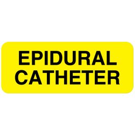 Epidural Catheter, Line Identification Label, 2-1/4" x 7/8" | United Ad ...