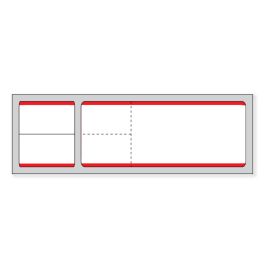 Sunquest Direct Thermal Printer Label, 3" Core, 4-1/8" x 1-3/16 ...