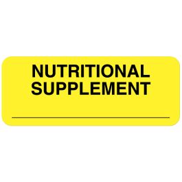 Nutritional Supplement, Enteral/Tube Feeding Nutrition Labels, 2-1/4" x ...