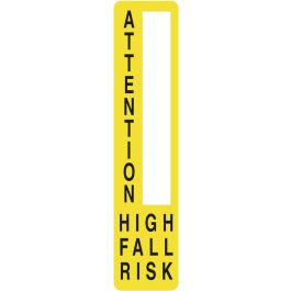 Fall Risk Magnetic Sign, 2" x 9" | United Ad Label