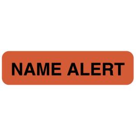 Name Alert Label, 1-1/4" x 5/16" | United Ad Label