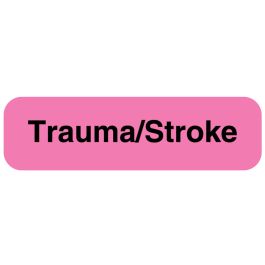 Trauma/Stroke Label, 1-1/4" x 5/16" | United Ad Label