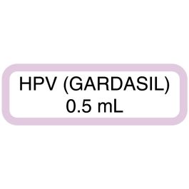 HPV GARDASIL 0.5mL, 1-1/2" x 1/2" | United Ad Label