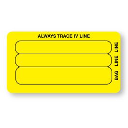 Piggyback Line Identification Label, 3-1/4" x 1-3/4" | United Ad Label