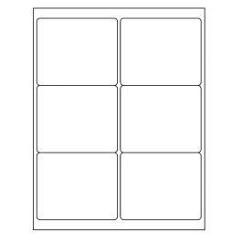 Laser Printer Labels, 4" x 3-1/3" | United Ad Label