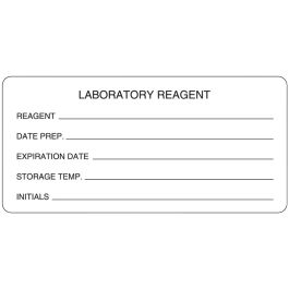Date Prep, Laboratory Reagent Label, 4" x 1-7/8" | United Ad Label