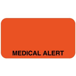Medical Alert Label, 1-5/8" x 7/8" | United Ad Label