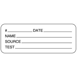 Microbiology Serology Label, 2-1/4" x 7/8" | United Ad Label