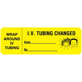 Wrap Around IV Tubing Iv Tubin, IV Line Identification Label, 3" x 1 ...