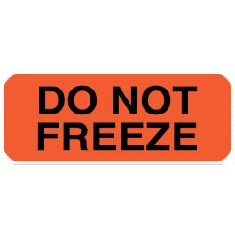 Do Not Freeze, Storage Communication Label, 2" x 3/4" | United Ad Label