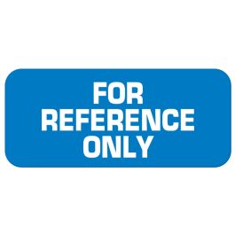 For Reference Only Label, 7/8" x 3/8" | United Ad Label
