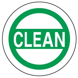 Clean Label, 1-1/2" x 1-1/2" | United Ad Label