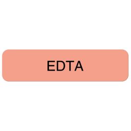 EDTA Label, 1-1/4" x 5/16" | United Ad Label