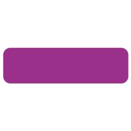 Purple Vinyl Rectangle Label, 7/8" x 1/4" | United Ad Label