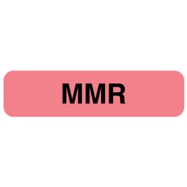 Vaccine Label, MMR, 1-1/4" x 5/16" | United Ad Label
