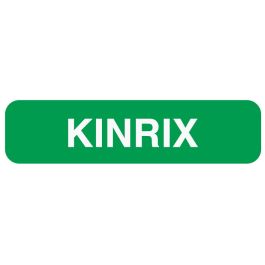Vaccine Label, KINRIX, 1-1/4" x 5/16" | United Ad Label