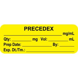 Anesthesia Label, Precedex mg/mL, 2" x 3/4" | United Ad Label