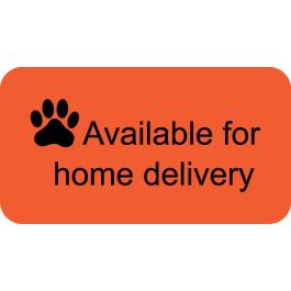 Home Delivery Label, 1-5/8" x 7/8" | United Ad Label