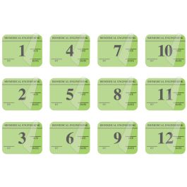 Green 12 Month Biomed Equipment Inspection Kit - 6000 Labels | United ...