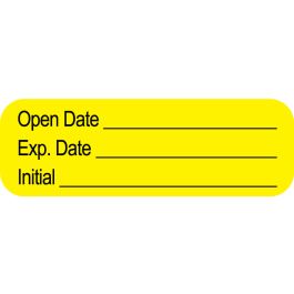 Open Date/Expiration Label, 1-1/2" x 1/2" | United Ad Label