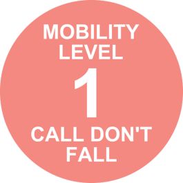 MOBILITY LEVEL 1, 2"X2" | United Ad Label