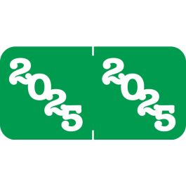Jeter Compatible 2025 Year Label, 1-1/2" x 3/4" | United Ad Label