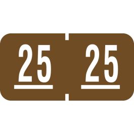 GBS/VRE Compatible 2025 Year Label, 1-1/2" x 3/4" | United Ad Label