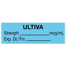 Anesthesia Tape, Ultiva mcg/mL, 1-1/2" x 1/2" | United Ad Label