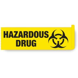 Hazardous Drug Tape, 1-1/2" x 1/2" | United Ad Label