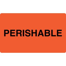 Perishable, Shipping Label, 5" x 3" | United Ad Label