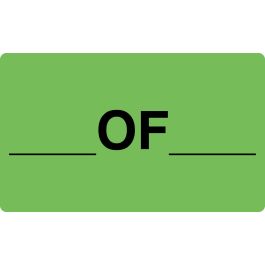 Of____, Shipping Label, 5" x 3" | United Ad Label
