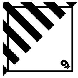 HAZARD CLASS 9, Shipping Label, 4" x 4" | United Ad Label