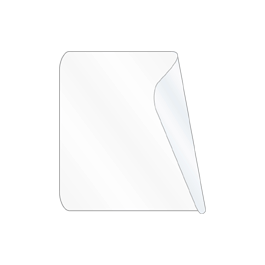 Unishield Clear Label Protector, 2-1/2" x 1-1/2" | United Ad Label